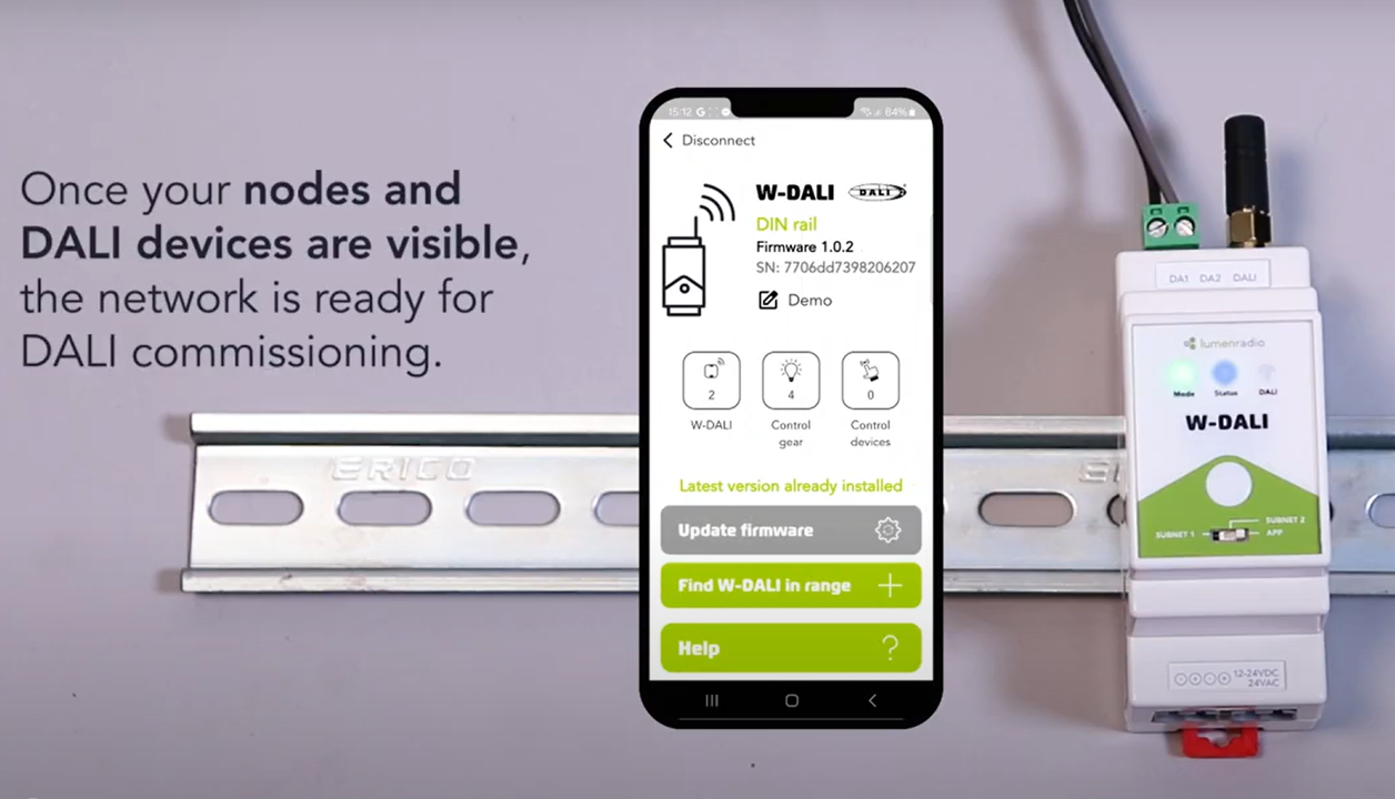 Getting Started with W-DALI - LumenRadio